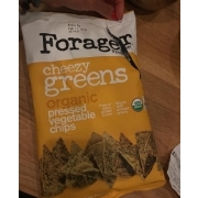 Forager Project Pressed Vegetable Chips, Cheezy Greens: Calories ...