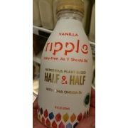 Ripple Half And Half, Vanilla, Plant Based: Calories, Nutrition ...
