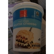 Harris Teeter Ricotta Cheese, Fat Free: Calories, Nutrition Analysis ...