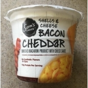 Sam's Choice Shells And Cheese, Bacon Cheddar: Calories, Nutrition ...