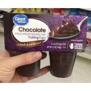 Great Value Pudding Cups, Chocolate: Calories, Nutrition Analysis ...
