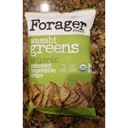 Forager Project Pressed Vegetable Chips, Wasabi Greens: Calories ...