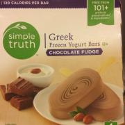 User added: Simple Truth Greek Frozen Yogurt Bars Chocolate Fudge ...