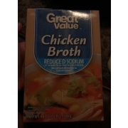 Great Value Chicken Broth, Reduced Sodium: Calories, Nutrition Analysis ...