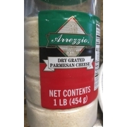 Arrezzio Parmesan Cheese, Dry Grated: Calories, Nutrition Analysis ...
