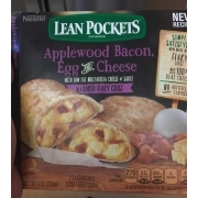 Lean Pockets Sandwiches, Applewood Bacon Egg And Cheese: Calories ...