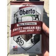 Oberto Sweet Korean Barbeque Pork Jerky: Calories, Nutrition Analysis ...