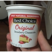 Best Choice Yogurt, Strawberry Cheesecake: Calories, Nutrition Analysis ...