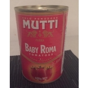 Mutti Baby Roma Tomatoes, Canned: Calories, Nutrition Analysis & More ...