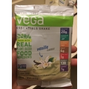 Vega Essentials Shake, Vanilla Flavored: Calories, Nutrition Analysis ...
