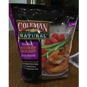 Coleman Natural Chicken Breast Tenders, Breaded: Calories, Nutrition ...
