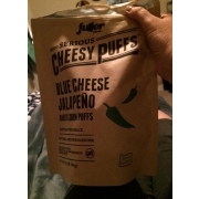 Fuller Foods Cheesy Puffs Baked Corn Puffs, Blue Cheese Jalapeno ...