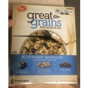 Post Great Grains Instant Multigrain Hot Cereal, Blueberry Morning ...