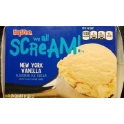 Hy Vee We All Scream Ice Cream, New York Vanilla: Calories, Nutrition ...