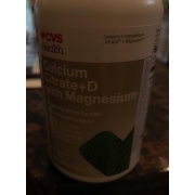 CVS Calcium Citrate + D With Magnesium, Dietary Supplement: Calories ...