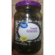 Great Value Sweet Gherkins: Calories, Nutrition Analysis & More | Fooducate