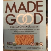 Made Good Vanilla Crispy Squares: Calories, Nutrition Analysis & More ...