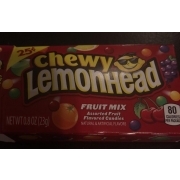 Chewy Lemonhead Candies, Fruit Mix, Assorted Flavored: Calories ...
