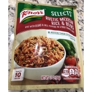 Knorr Rustic Mexican Rice And Beans: Calories, Nutrition Analysis ...