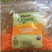 Wegmans Organic Matchstick Carrots: Calories, Nutrition Analysis & More ...