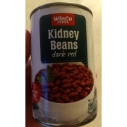 Winco Foods Kidney Beans, Dark Red: Calories, Nutrition Analysis & More ...