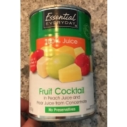 Essential Everyday 100% Fruit Cocktail Juice: Calories, Nutrition ...