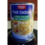 Winco Foods Fruit Cocktail, In 100% Fruit Juice: Calories, Nutrition ...