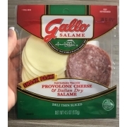 Gallo Snack Pack, Pasteurized Processes Provolone Cheese & Italian Dry ...