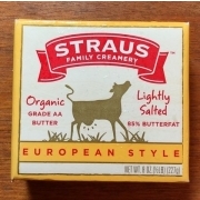Straus Family Creamery Butter, European Style: Calories, Nutrition ...