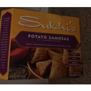Sukhi's Samosas, Potato With Cilantro Chutney: Calories, Nutrition ...