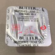 User added: gordon food service whipped butter packet: Calories ...