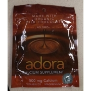 Adora Milk Chocolate, Calcium Supplement: Calories, Nutrition Analysis ...