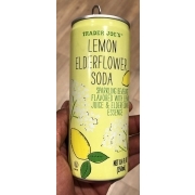 Trader Joe's Sparkling Beverage, Lemon Elderflower Soda: Calories, Nutrition Analysis & More ...