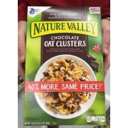 Nature Valley Oat Clusters, Chocolate: Calories, Nutrition Analysis ...
