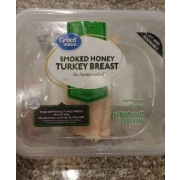 Great Value Honey Turkey Breast, Smoked: Calories, Nutrition Analysis ...