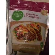 Simple Truth Meatless Crumbles: Calories, Nutrition Analysis & More ...