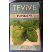 Tevive Peppermint Tea, Herbal Infusions: Calories, Nutrition Analysis ...