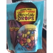 Trader Joe's Chocolate Drops, Candy Coated: Calories, Nutrition ...