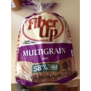 Fiber Up Bread, Multigrain: Calories, Nutrition Analysis & More | Fooducate