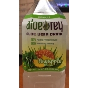 Aloe Rey Aloe Vera Drink, Pineapple Flavor: Calories, Nutrition ...