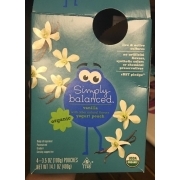 Simply Balanced Yogurt Pouch, Vanilla: Calories, Nutrition Analysis ...