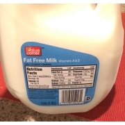 Value Corner Fat Free Milk, Vitamin A And D: Calories, Nutrition ...