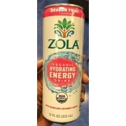 Zola Hydrating Energy Drink, Oragun Fruit Flavored: Calories, Nutrition ...