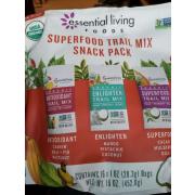 User added: Essential living foods, superfood trail mix snack pack ...
