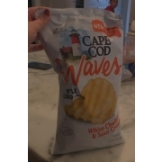 Cape Cod Waves Chips, White Cheddar And Sour Cream: Calories, Nutrition ...