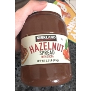 Kirkland Signature Hazelnut Spread With Cocoa: Calories, Nutrition ...