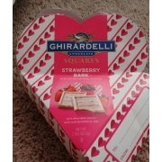 Ghirardelli Chocolate Squares, Strawberry Bark: Calories, Nutrition ...