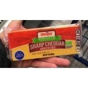 Meijer Sharp Cheddar Cheese: Calories, Nutrition Analysis & More ...