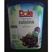 Dole Raisins, California Seedless: Calories, Nutrition Analysis & More ...