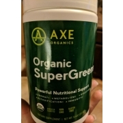 Axe Organics Super Greens, Dietary Supplement: Calories, Nutrition ...